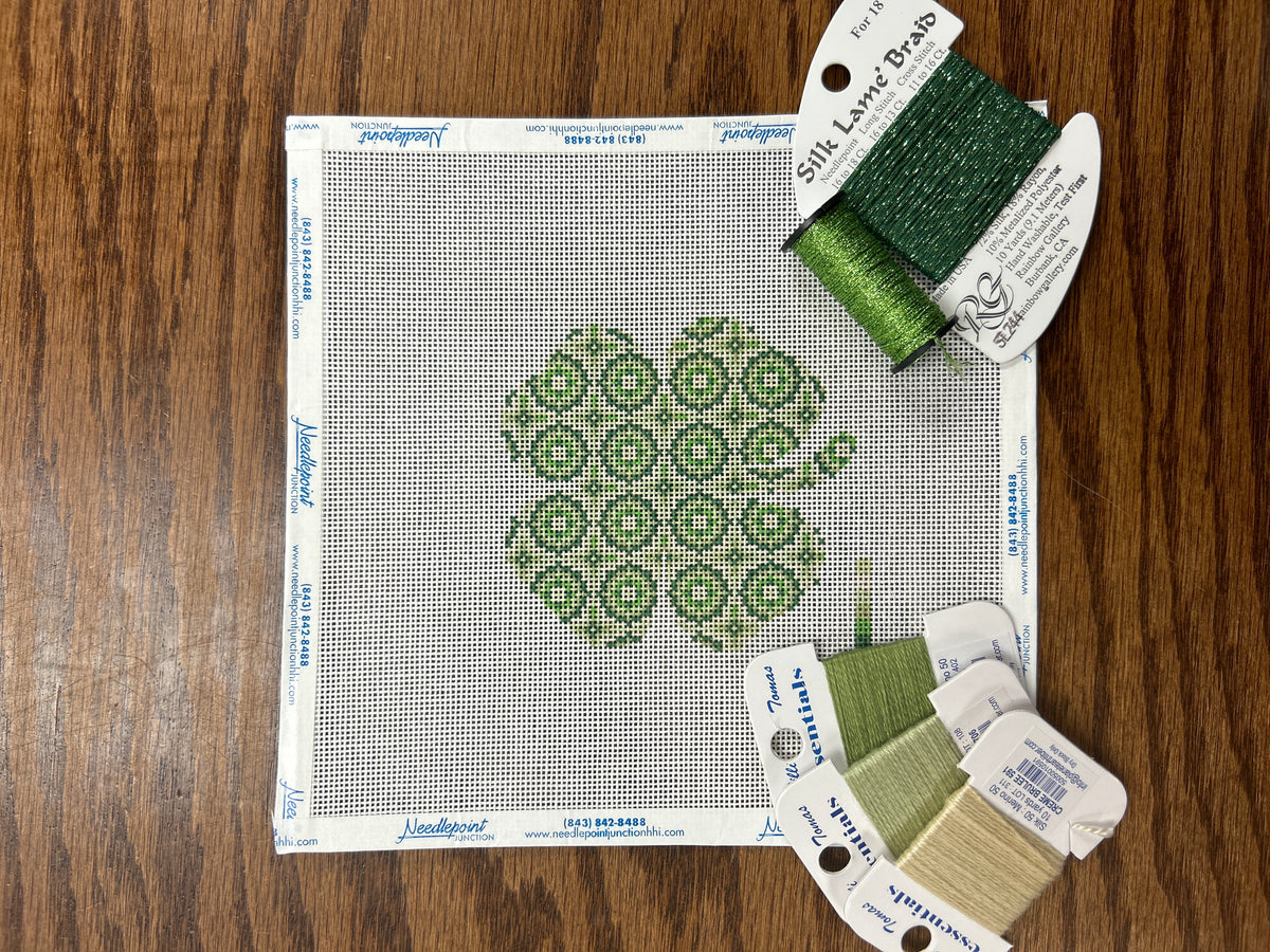 Tile Shamrock KIT — Needlepoint Junction