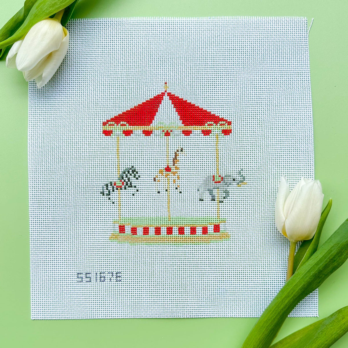 Circus Carousel SS167E — Needlepoint Junction
