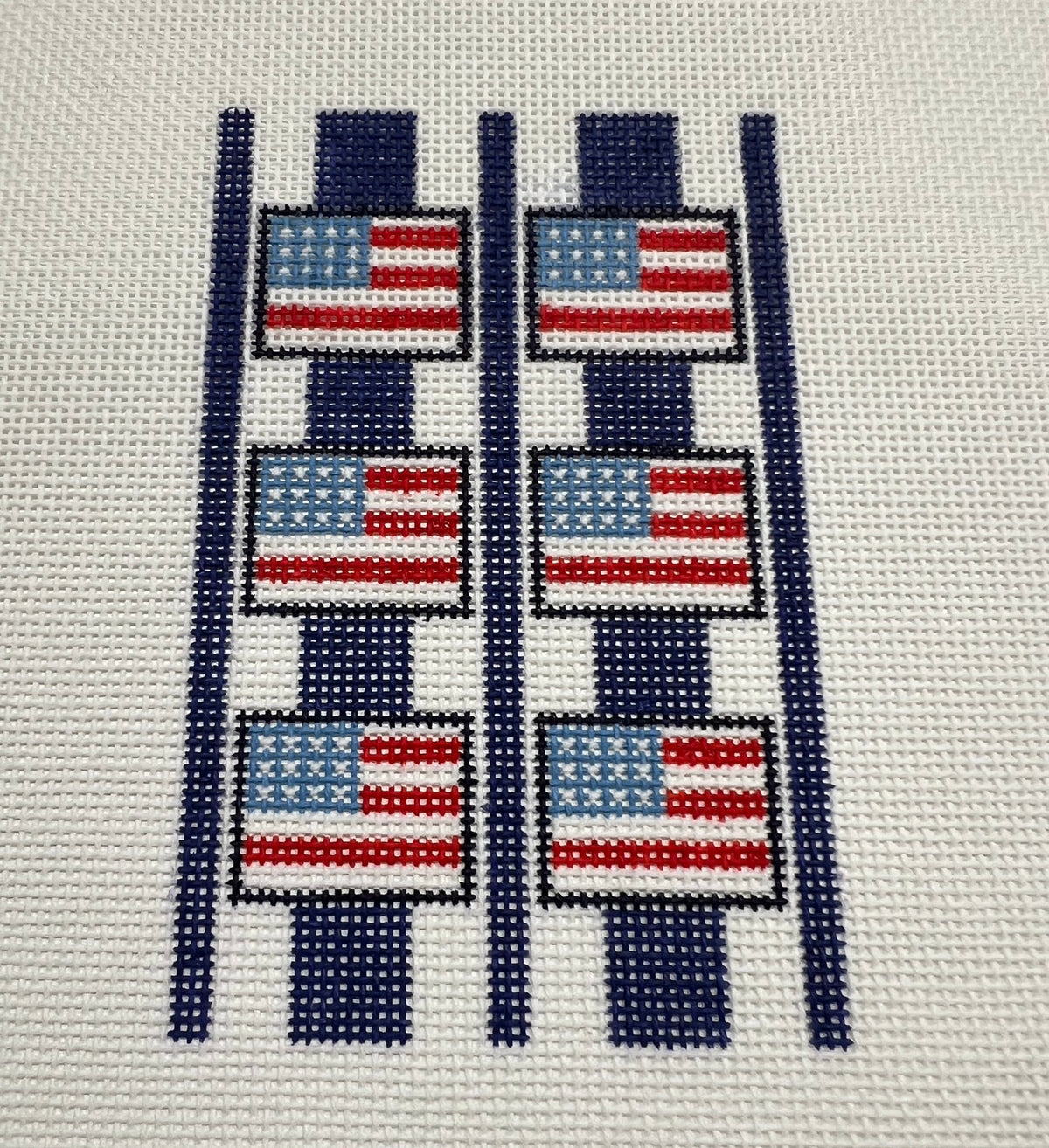 Flags and Stripes Passport Cover PC 23 — Needlepoint Junction