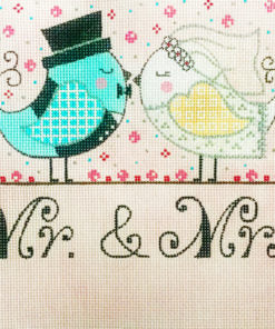 Mr & Mrs Birdie Wedding Announcement. AP3720 — Needlepoint Junction
